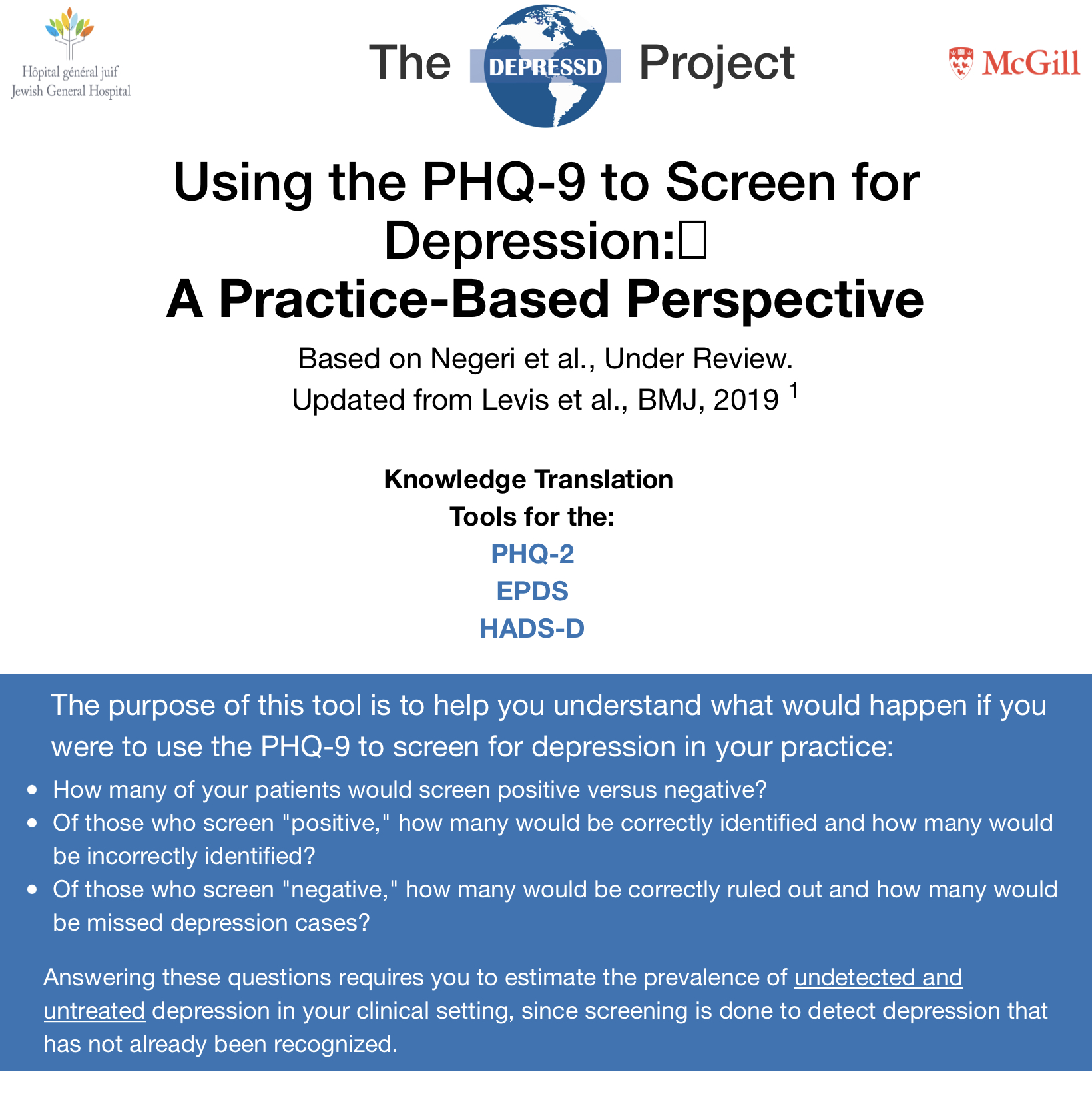 PHQ-9によるうつ病スクリーニングの精度は？ | 総合診療医ブログ